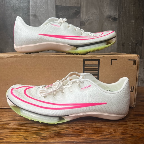 Nike | Shoes | Nike Air Zoom Maxfly Sail Fierce Pink Track Spikes ...
